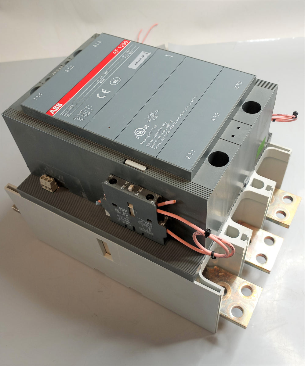 ABB AF1250 CONTACTOR 1210A, 600VAC/1210A, 600VDC w/3poles in series, 1 ...